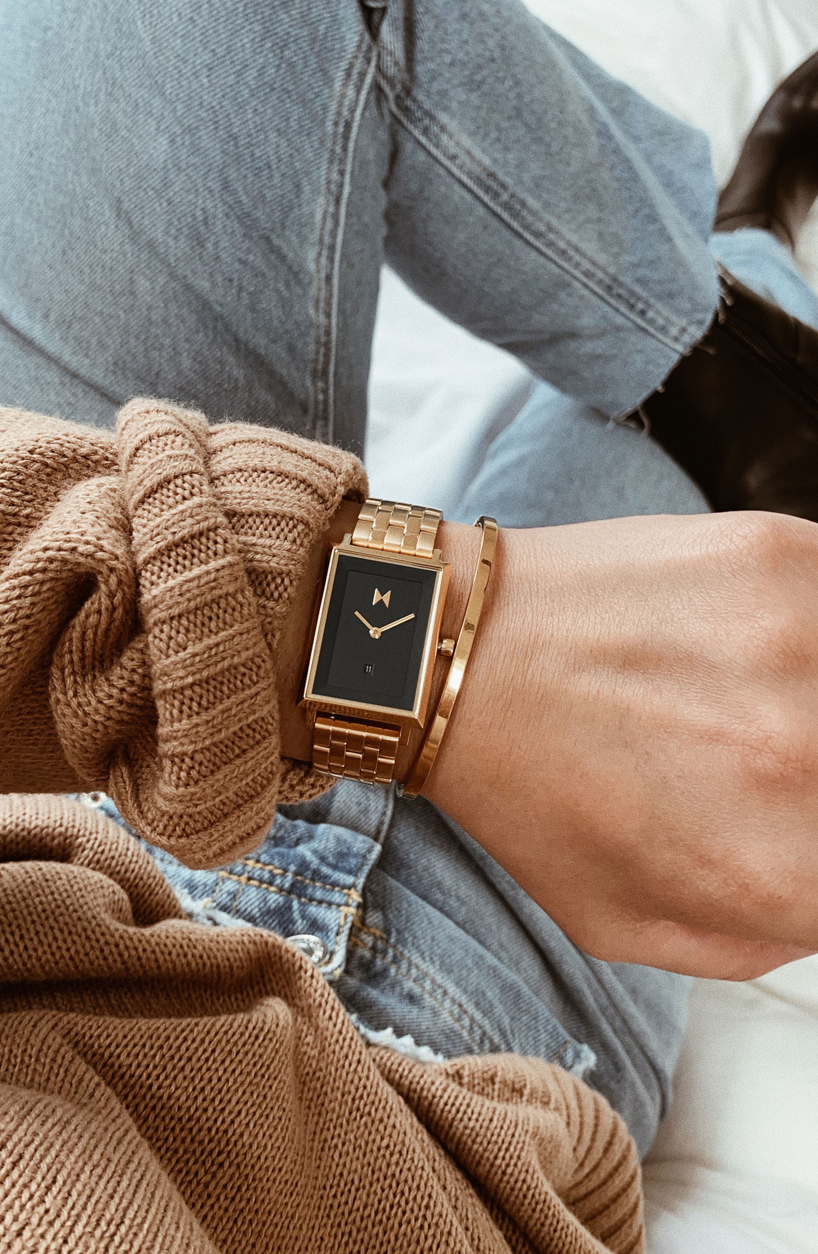 MVMT Signature Square Bracelet Watch, 24mm | Nordstrom