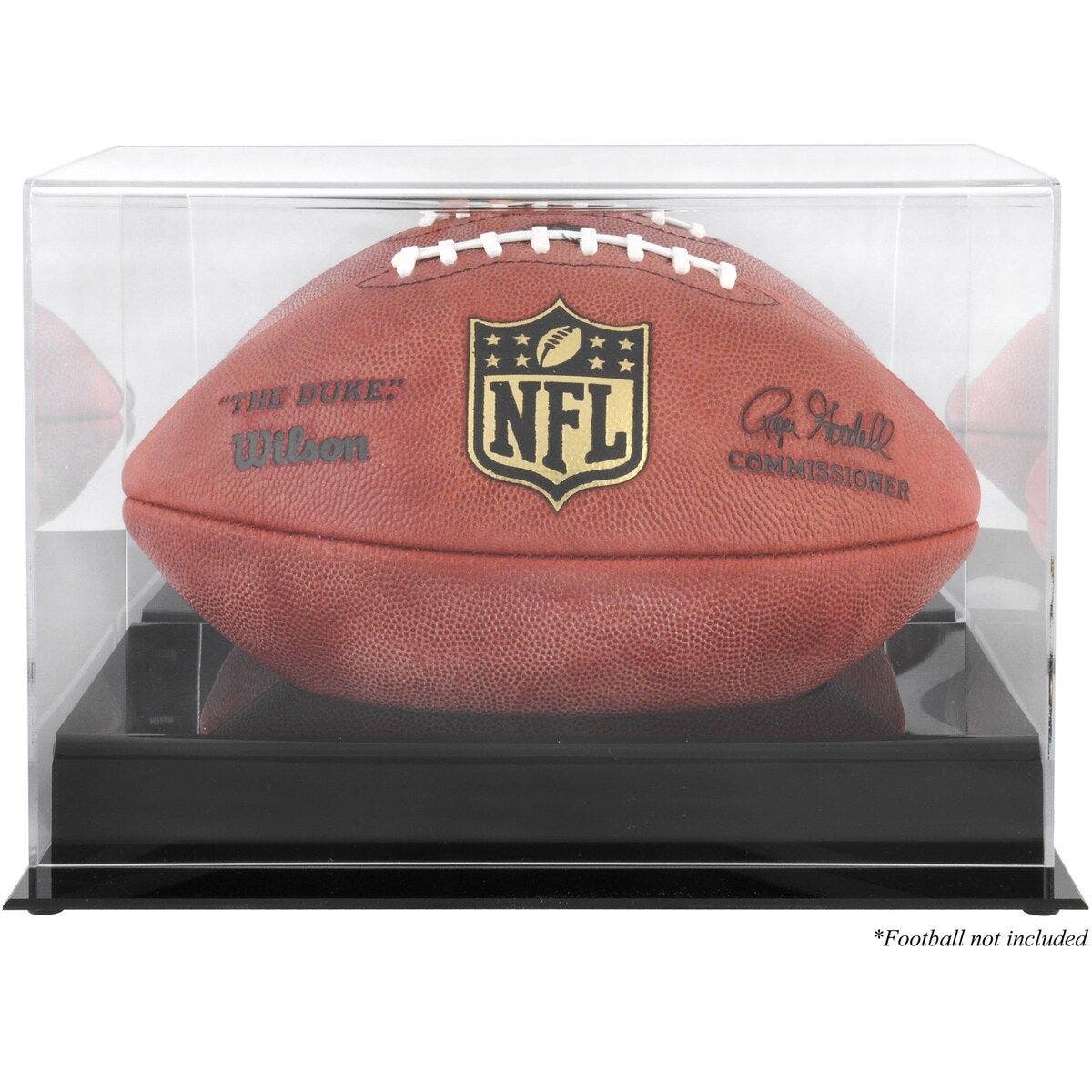 FANATICS AUTHENTIC Black Base Acrylic Football Display Case with Mirror ...