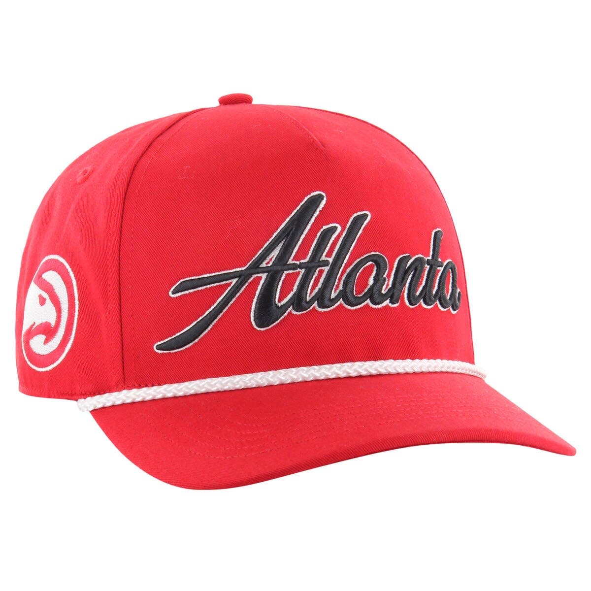 '47 Men's '47 Red Atlanta Hawks Overhand Logo Hitch Adjustable Hat ...
