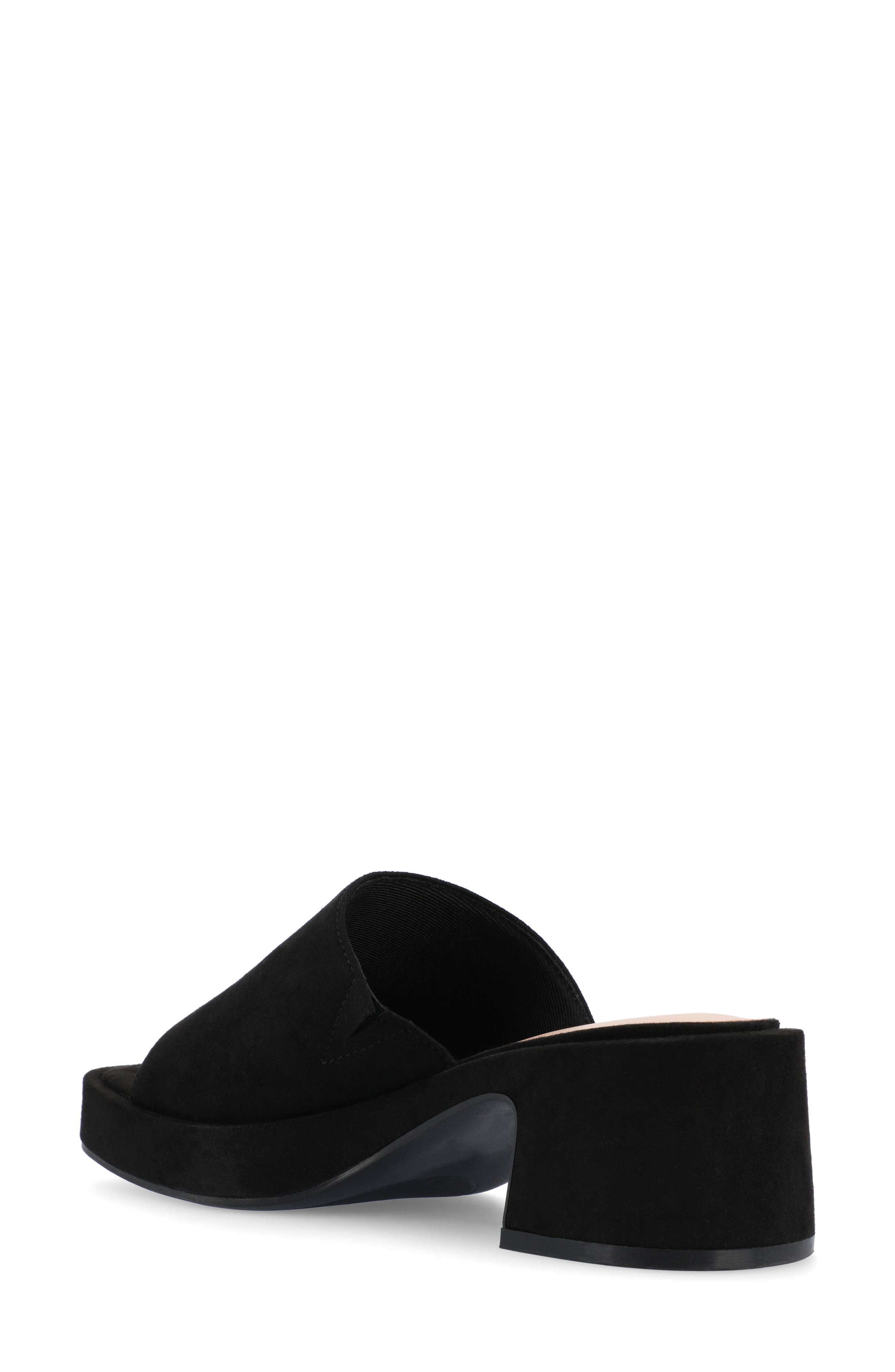 Journee Collection Bessa Block Heel Slide Sandal (Women) | Nordstromrack