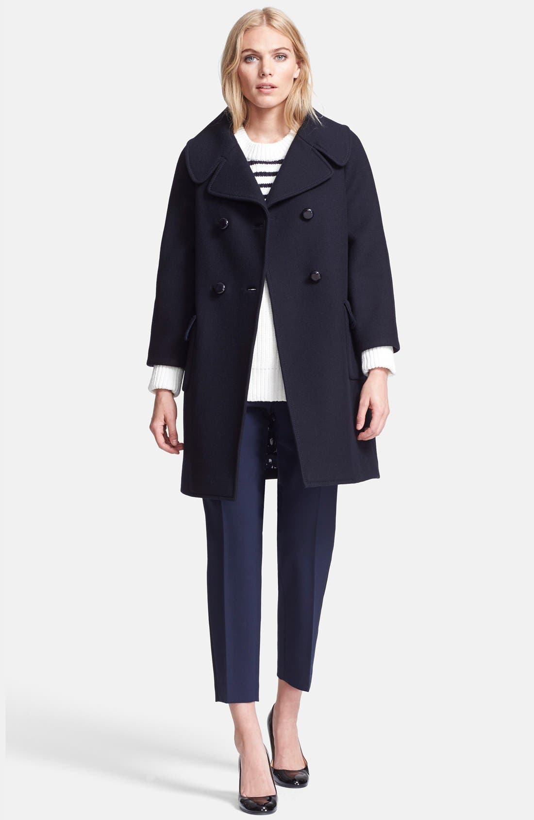 kate spade new york 'jacques' double breasted wool coat | Nordstrom