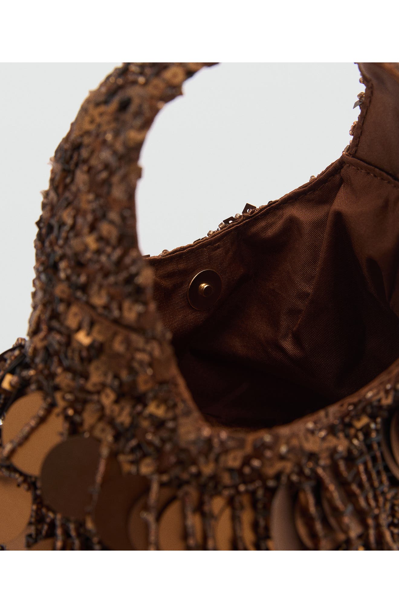 MANGO Beaded Shoulder Bag | Nordstrom