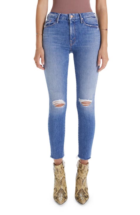 Women's Blue Ripped & Distressed Jeans | Nordstrom