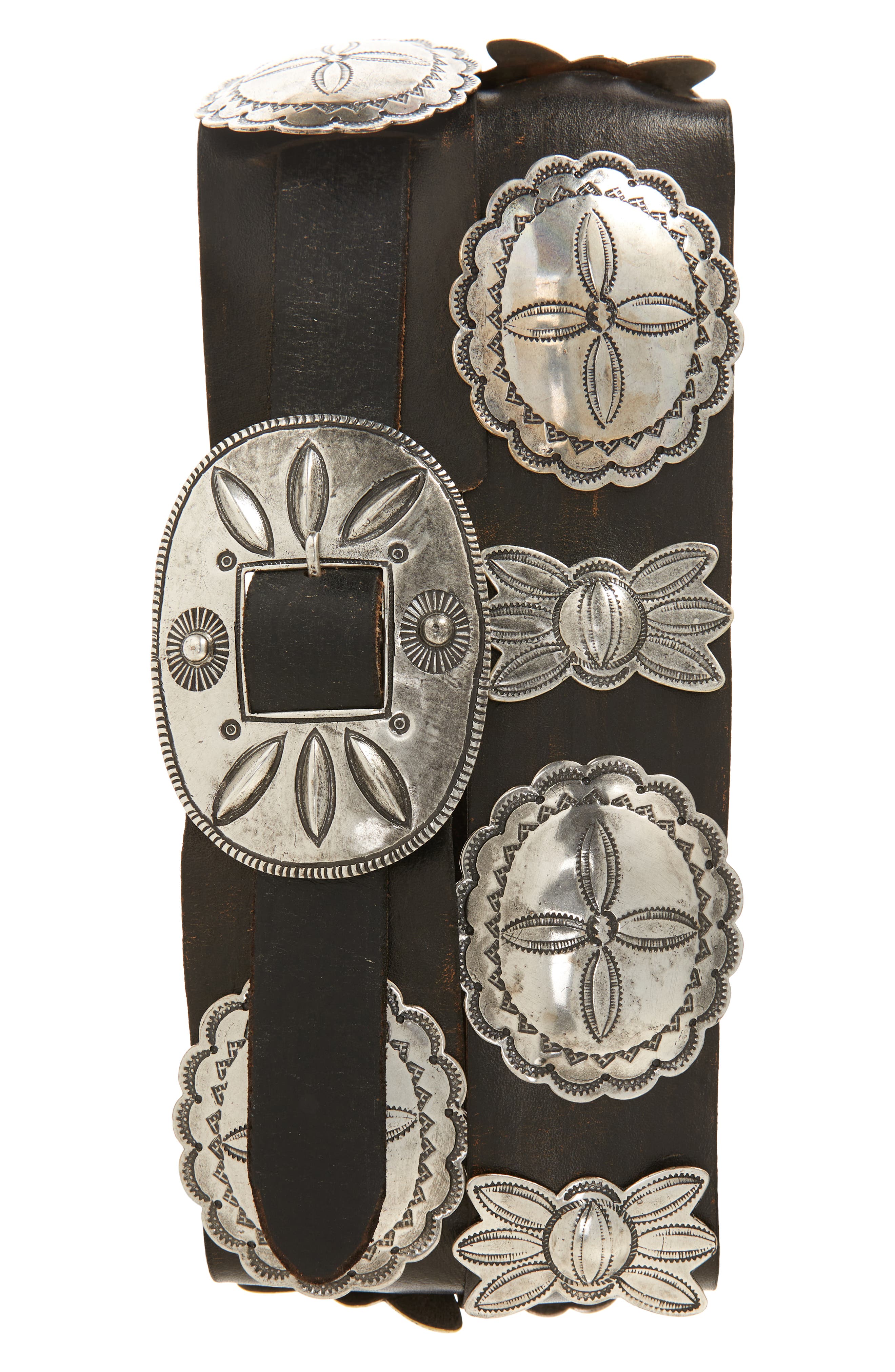 Ralph Lauren Purple Label Concho Leather Belt | Nordstrom