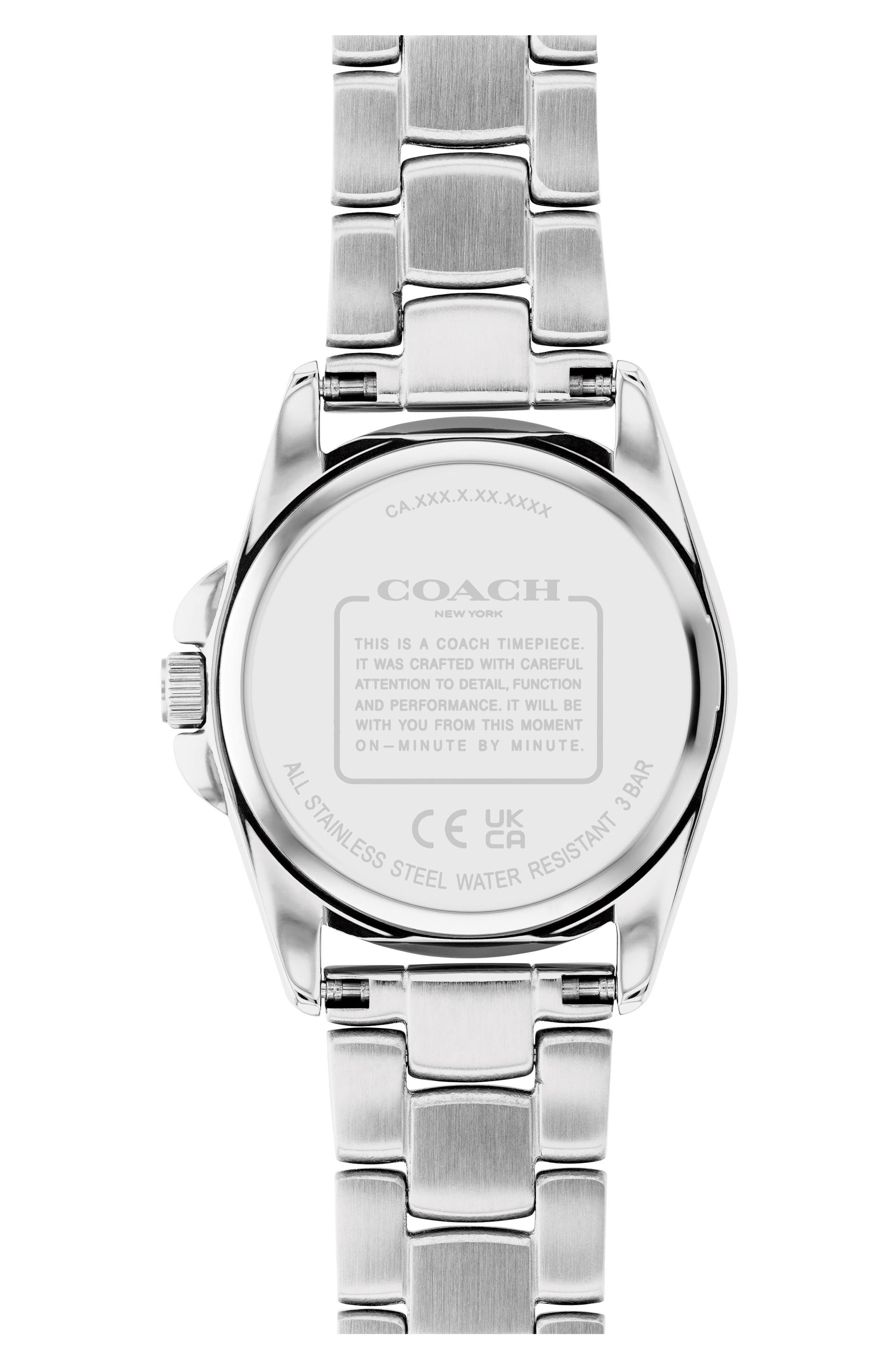 COACH Greyson Stainless Steel Bracelet Watch, 28mm | Nordstrom