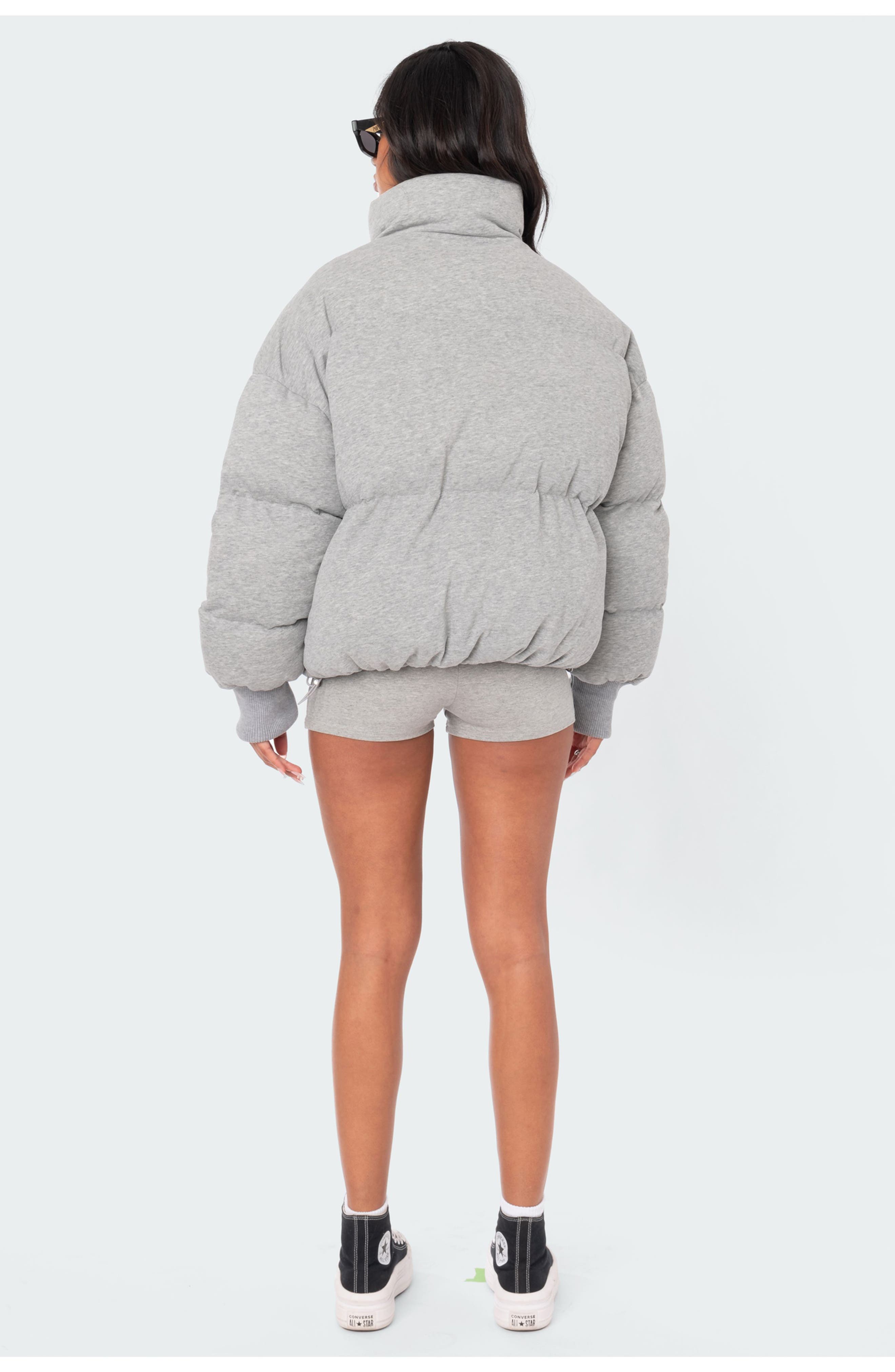 EDIKTED Jersey Puffer Jacket | Nordstrom