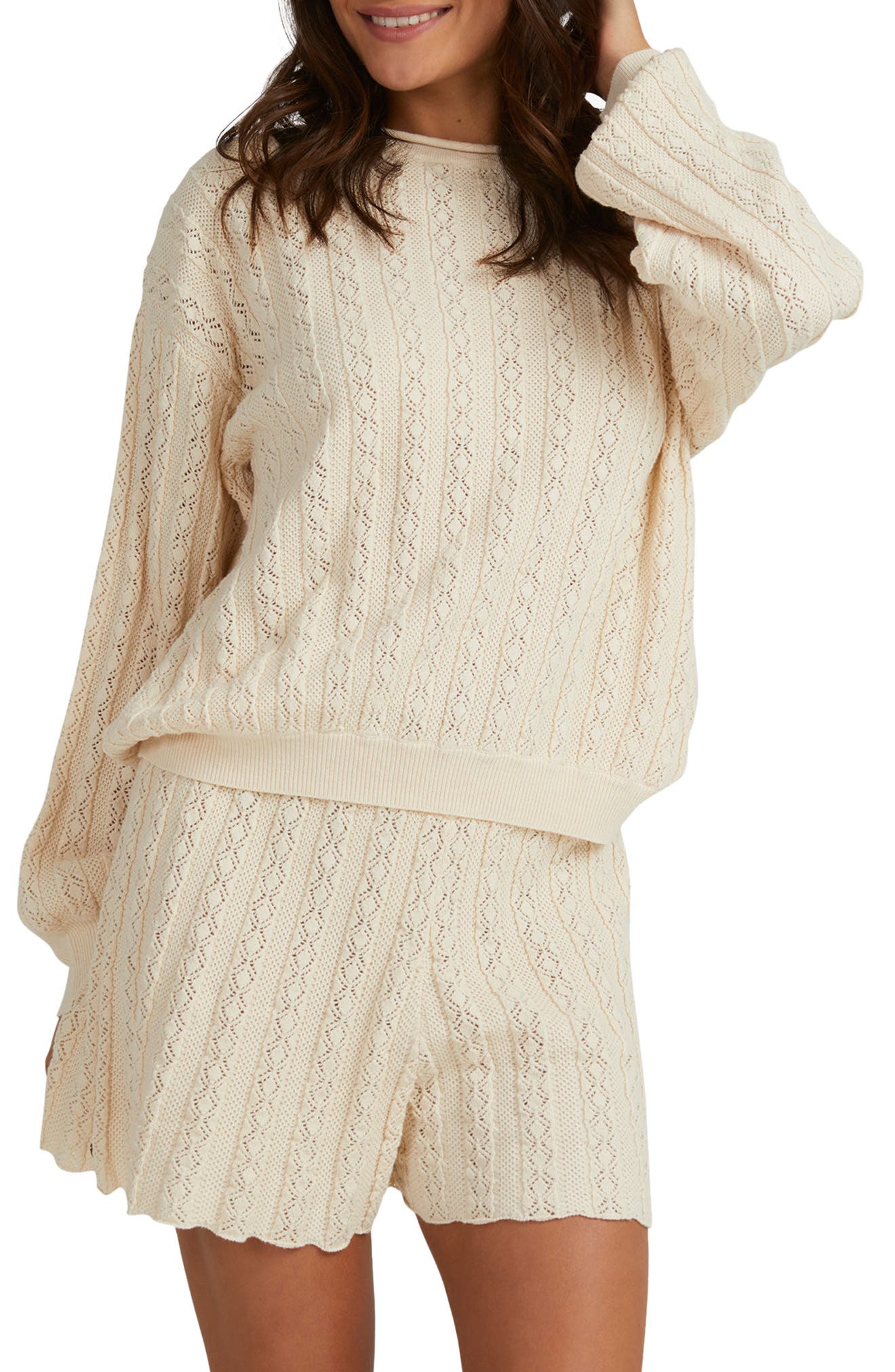 Roxy Summer Nomad Cotton Blend Sweater | Nordstrom