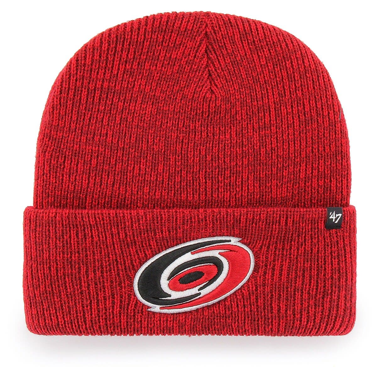 '47 Men's '47 Red Carolina Hurricanes Brain Freeze Cuffed Knit Hat ...