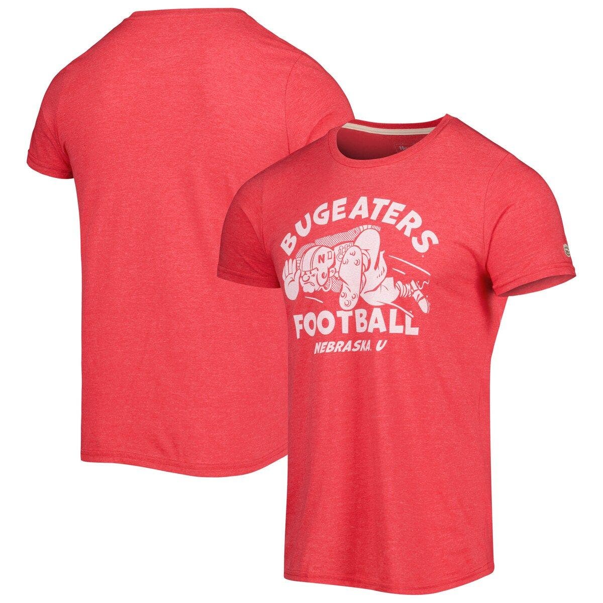 HOMEFIELD Men's Homefield Heathered Scarlet Nebraska Huskers Bugeaters ...