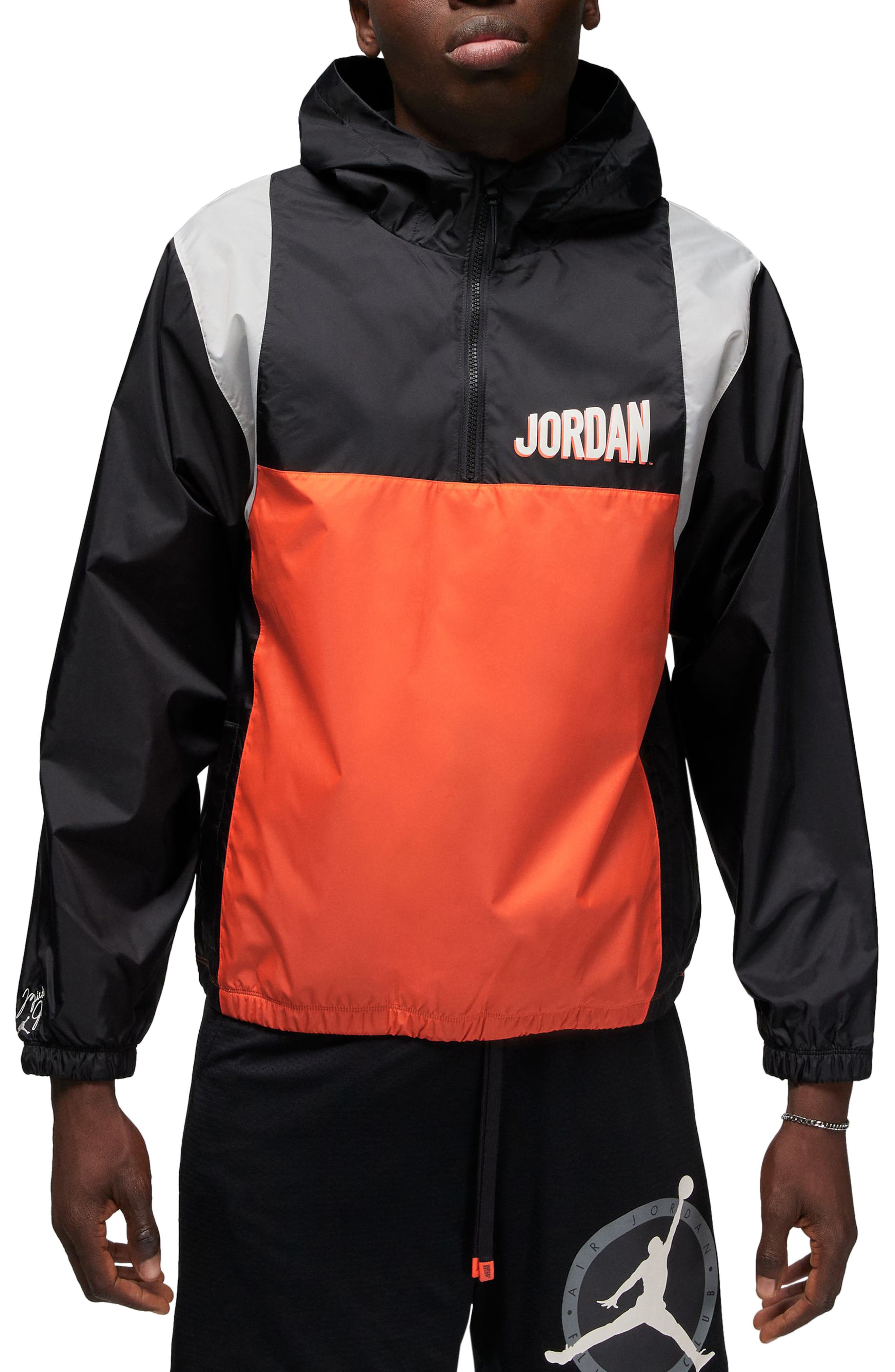 Jordan Quarter Zip Hooded Jacket | Nordstrom