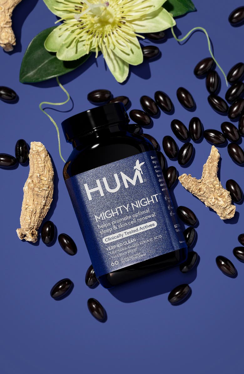 Hum Nutrition Mighty Night™ Overnight Renewal Supplement with Ceramides, CoQ10 & Ferulic Acid ...