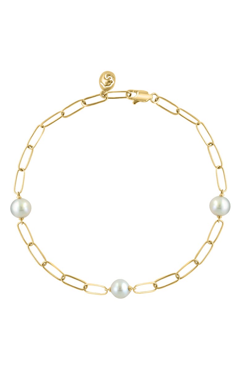 Effy 14k Yellow Gold Freshwater Pearl Chain Bracelet Nordstromrack