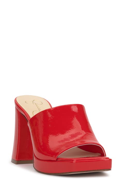 Women's Red High Heel Mules & Slides | Nordstrom