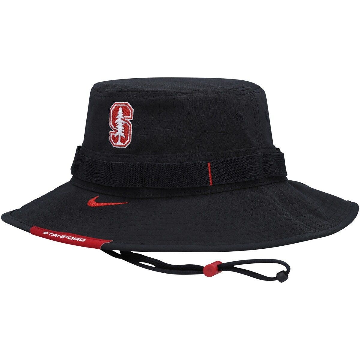 Nike Men's Nike Black Stanford Cardinal Boonie Performance Bucket Hat ...