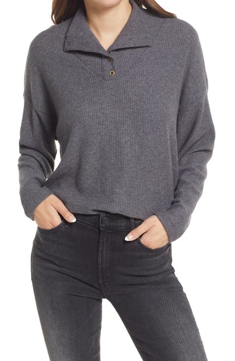 Women's Grey Tops | Nordstrom