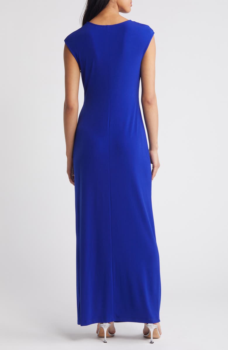 Connected Apparel Faux Wrap Maxi Dress | Nordstrom
