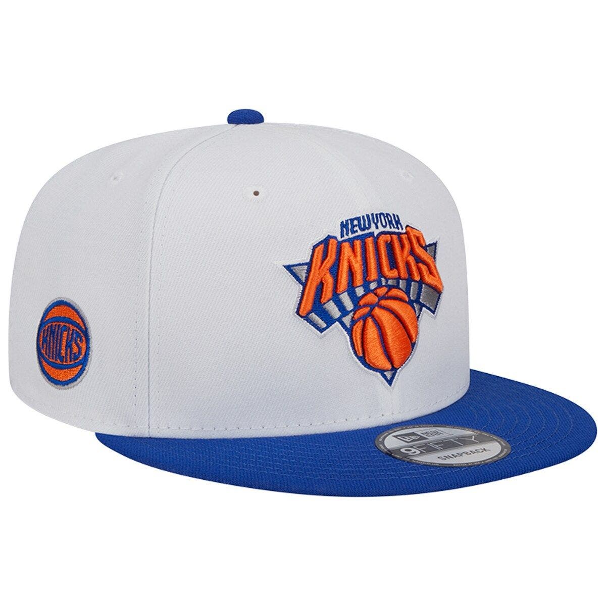 New Era Men's New Era New York Knicks White/Blue Team Mascot Undervisor ...