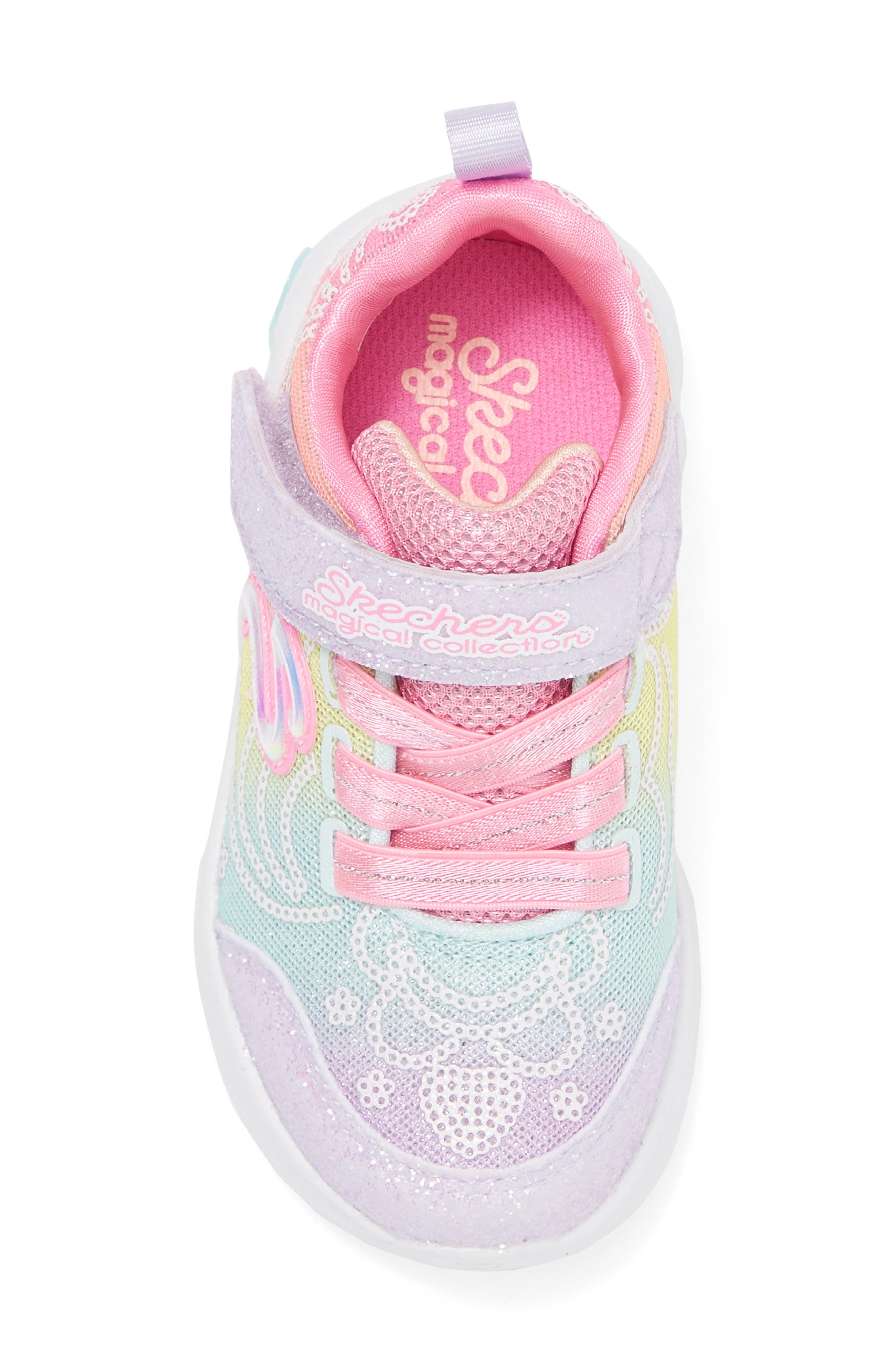 SKECHERS Kids' Princess Sequin Light-Up Sneaker | Nordstrom