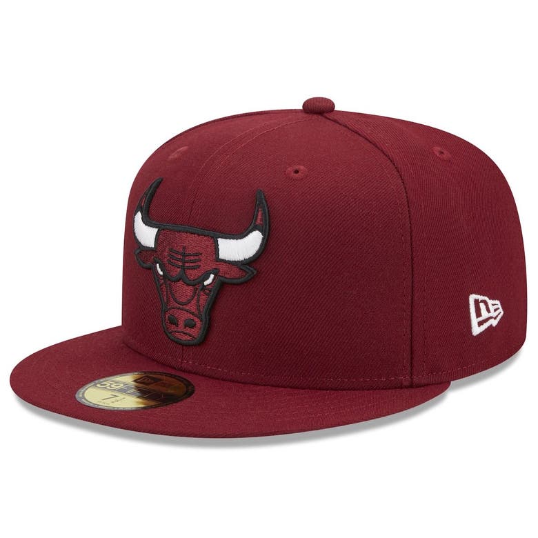 New Era Maroon Chicago Bulls 2022/23 City Edition Alternate Logo ...
