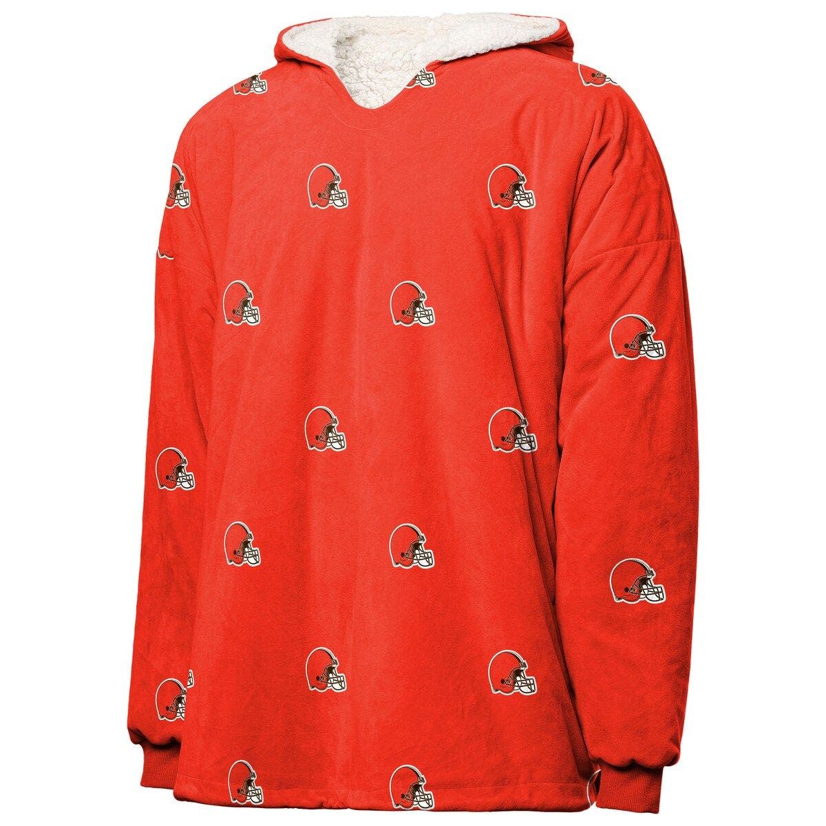 FOCO Cleveland Browns Repeat Print Reversible Hoodeez | Nordstrom