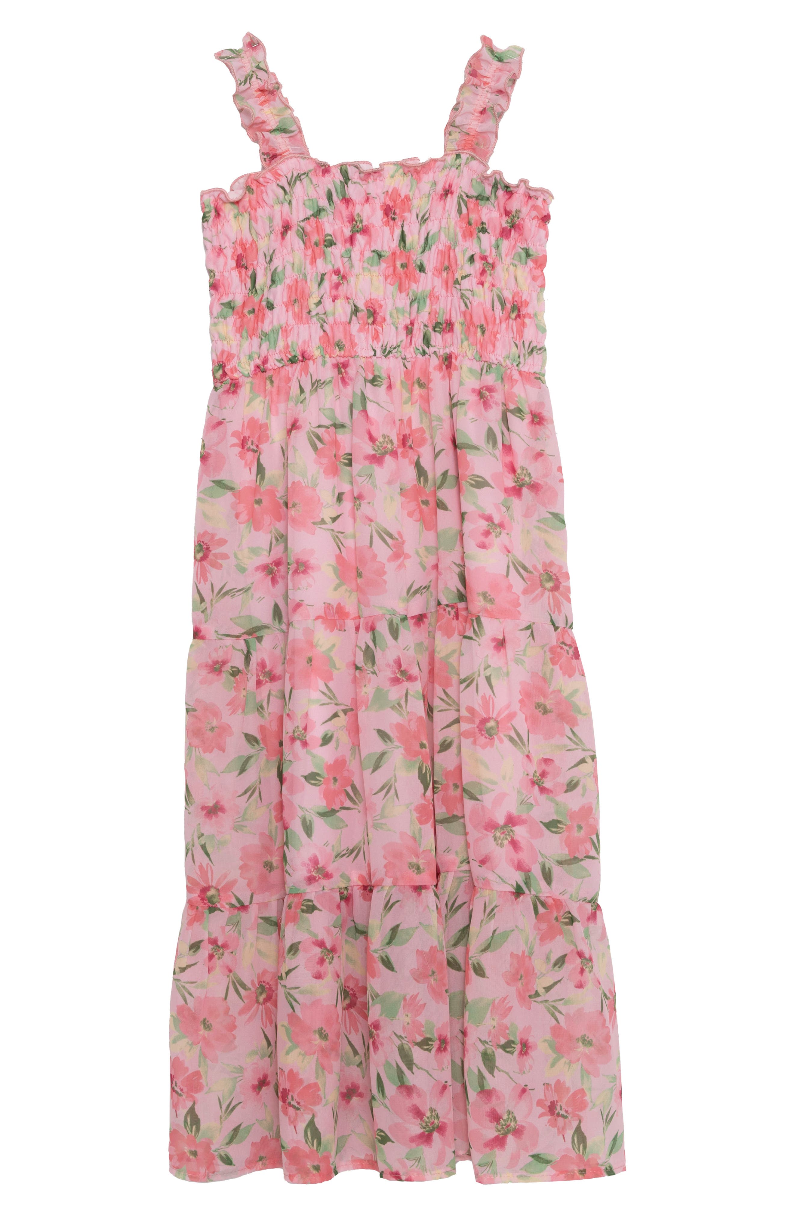 Speechless Kids' Sleeveless Chiffon Maxi Dress with Crossbody Bag ...