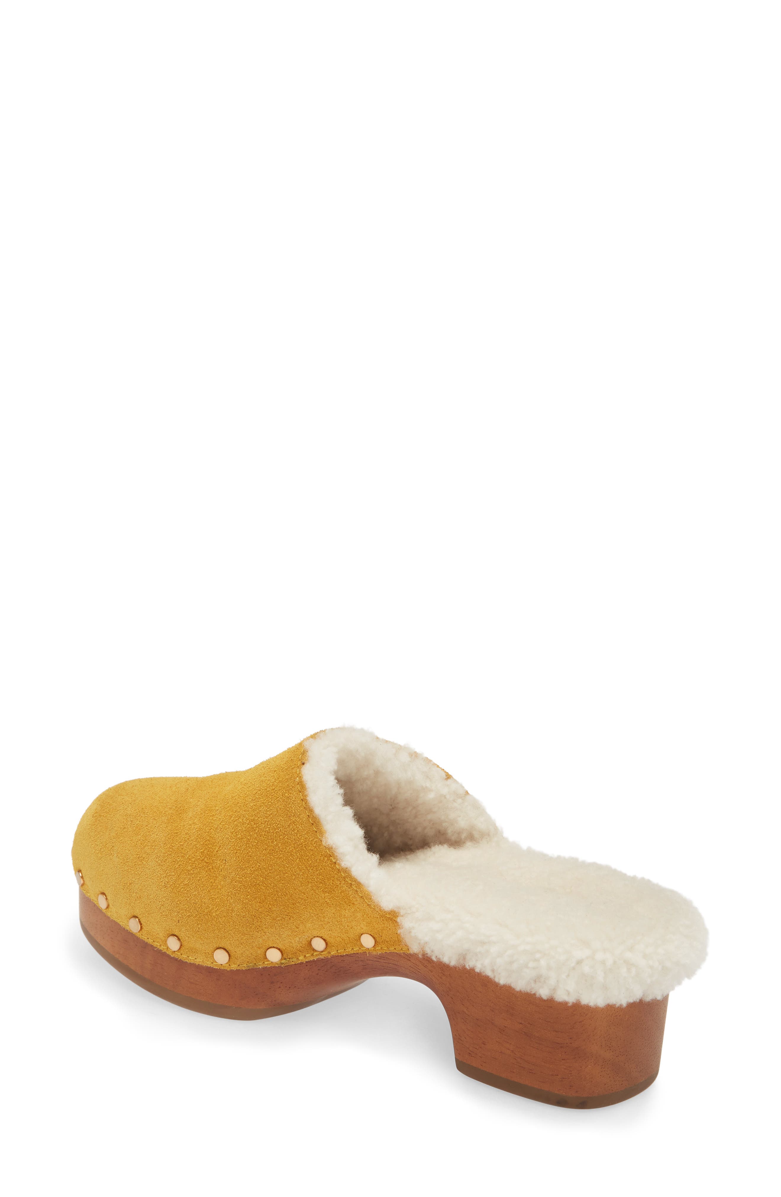 rag & bone Mara Genuine Shearling Clog | Nordstrom