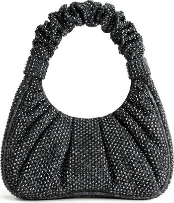 JW PEI Gabbi Rhinestone Ruched Hobo | Nordstrom