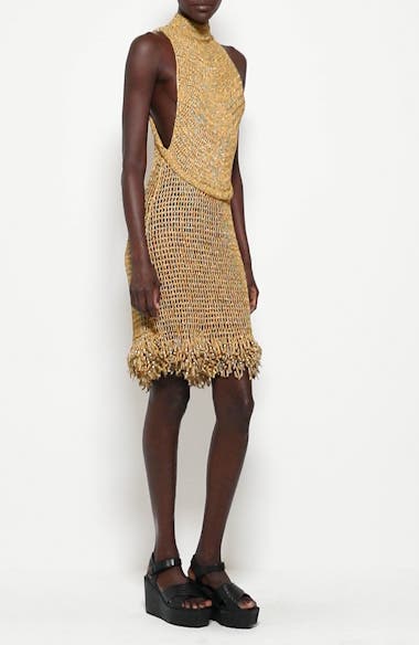 Proenza Schouler Metallic Crochet Dress Nordstrom