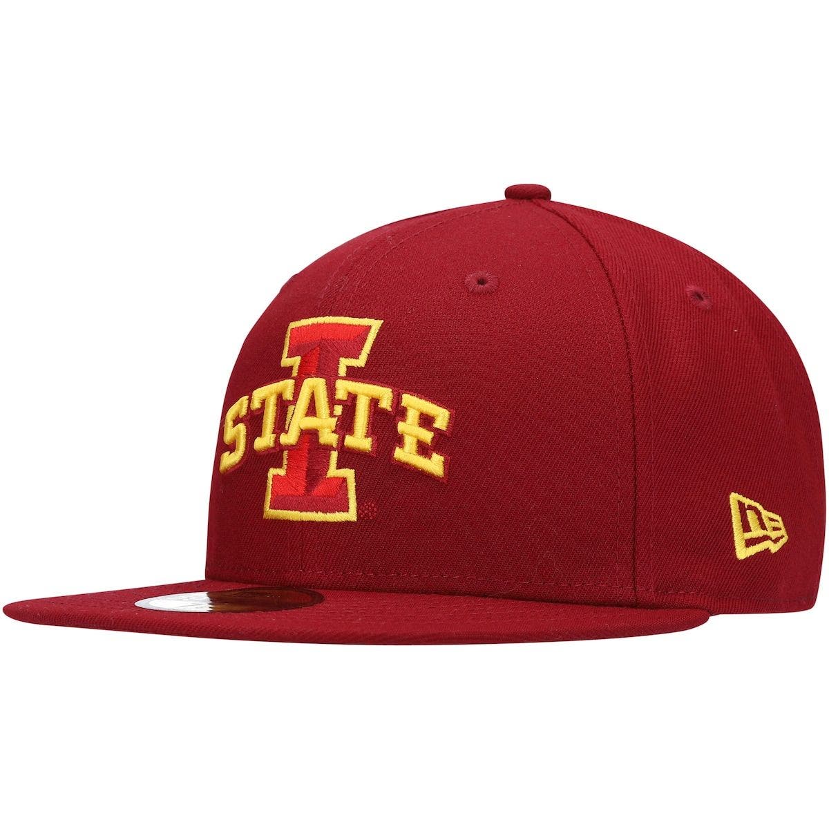 New Era Men's New Era Cardinal Iowa State Cyclones Primary Team Logo ...