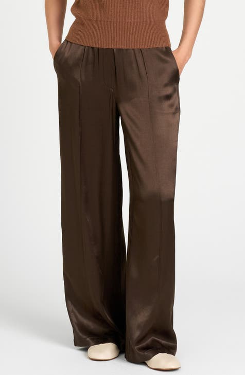 Women's Brown Wide-Leg Pants | Nordstrom
