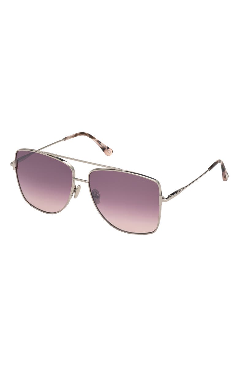 TOM FORD Reggie 61mm Gradient Aviator Sunglasses | Nordstrom