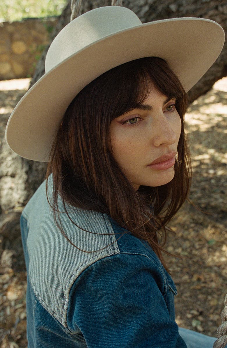 Brixton Vale Wool Felt Boater Hat | Nordstrom