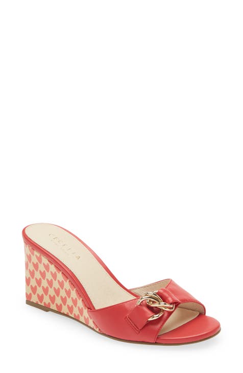 Women's Red Wedge Sandals | Nordstrom