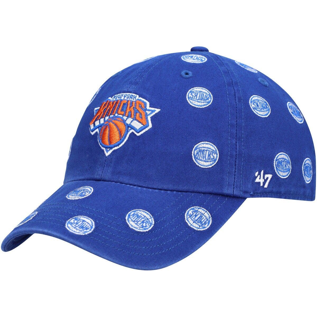 '47 Men's '47 Blue New York Knicks Confetti Cleanup Adjustable Hat ...