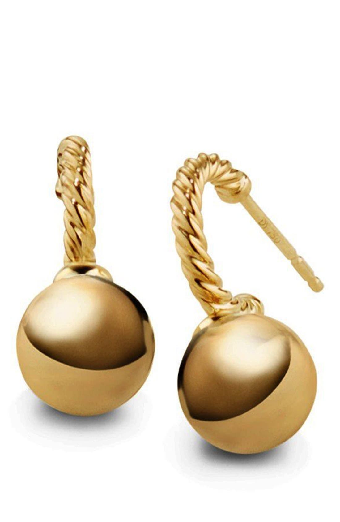 David Yurman Solari Hoop Earrings in 18K Gold | Nordstrom