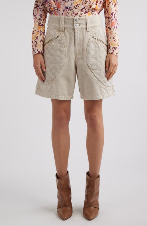 Women's Beige Denim Shorts | Nordstrom