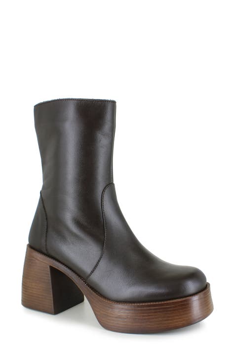 Leather (Genuine) Platform Boots for Women | Nordstrom