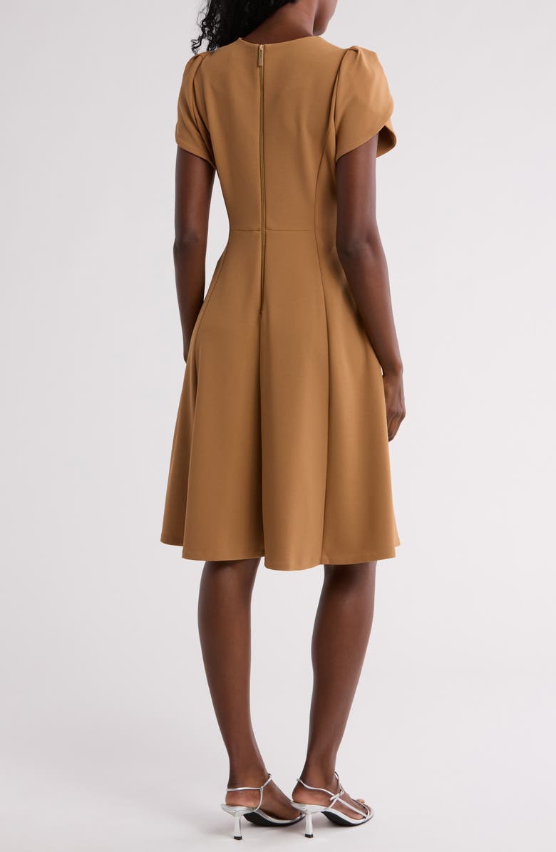 Calvin Klein Tulip Sleeve Fit & Flare Dress | Nordstromrack