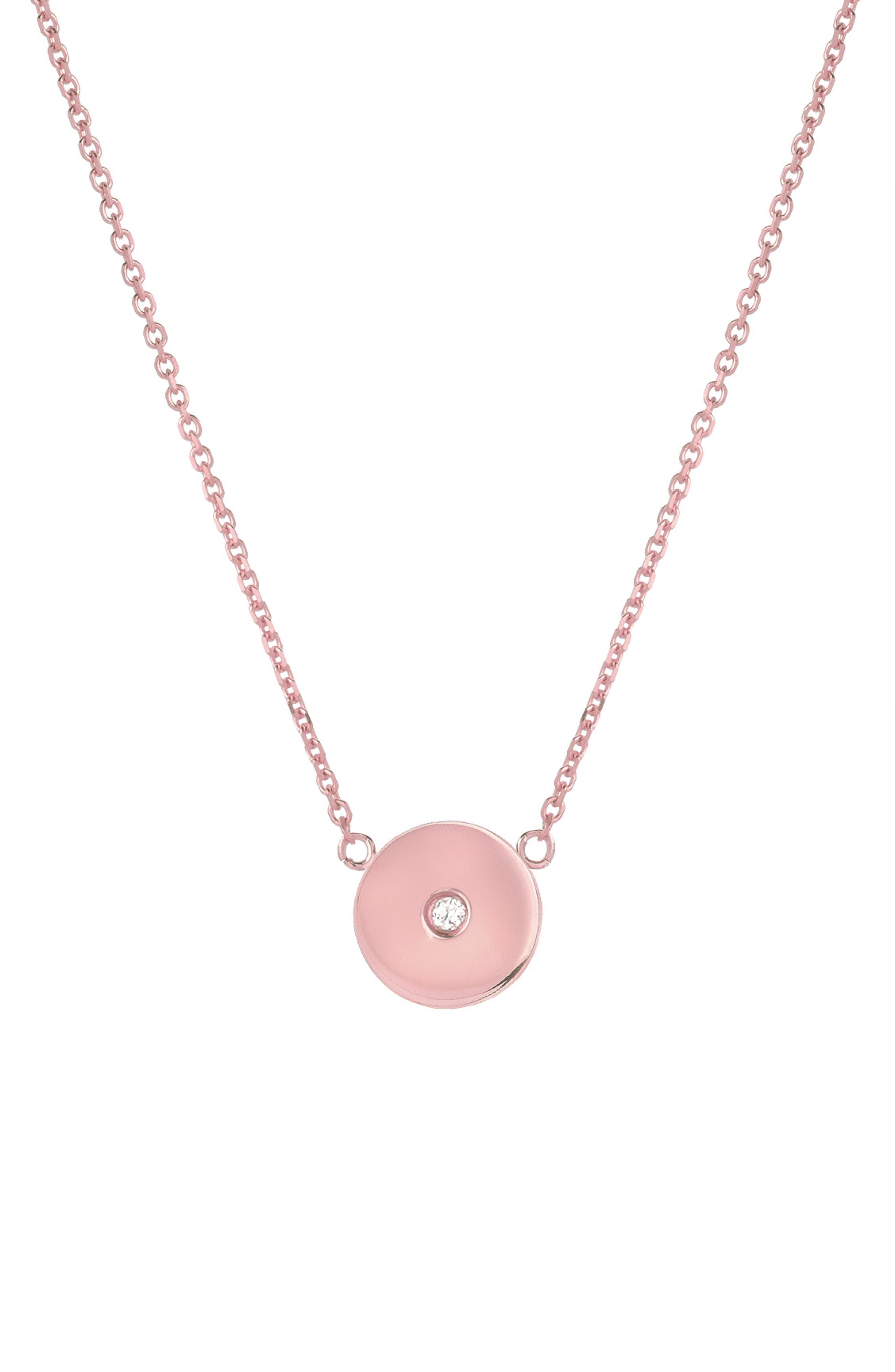Mini Mini Jewels Forever Collection - Circle Diamond Pendant Necklace ...