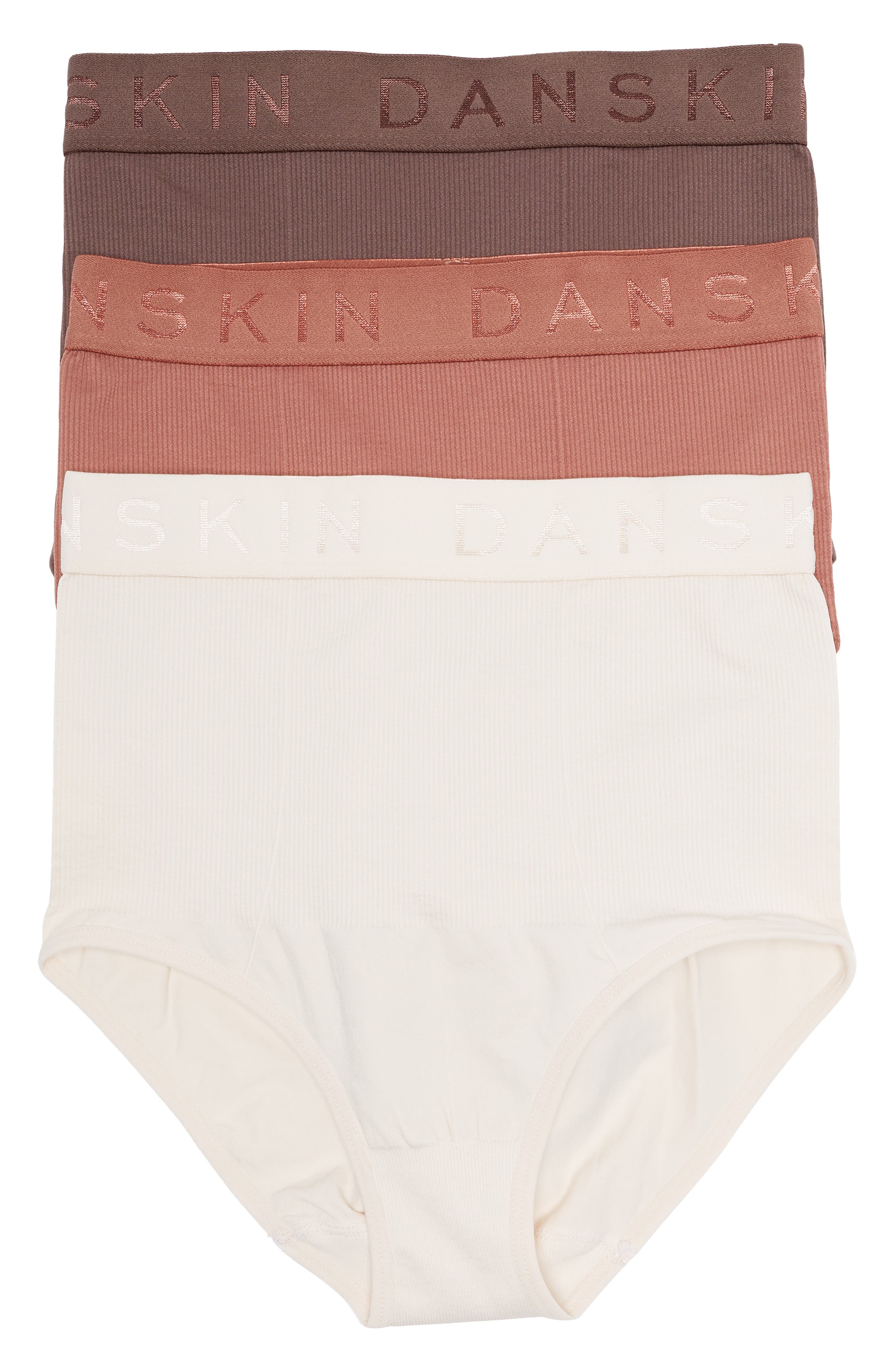 Danskin Seamless Ribbed Shaping Briefs - Pack of 3 | Nordstromrack