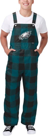 FOCO Men's FOCO Green Philadelphia Eagles Big Logo Plaid Overalls ...