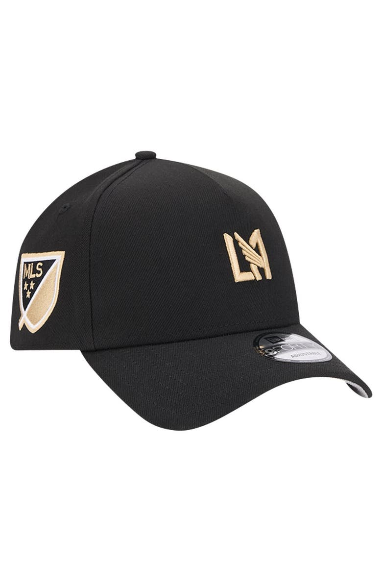 New Era Men's New Era Black LAFC 2024 Kick Off Collection 9FORTY A-Frame Adjustable Hat | Nordstrom
