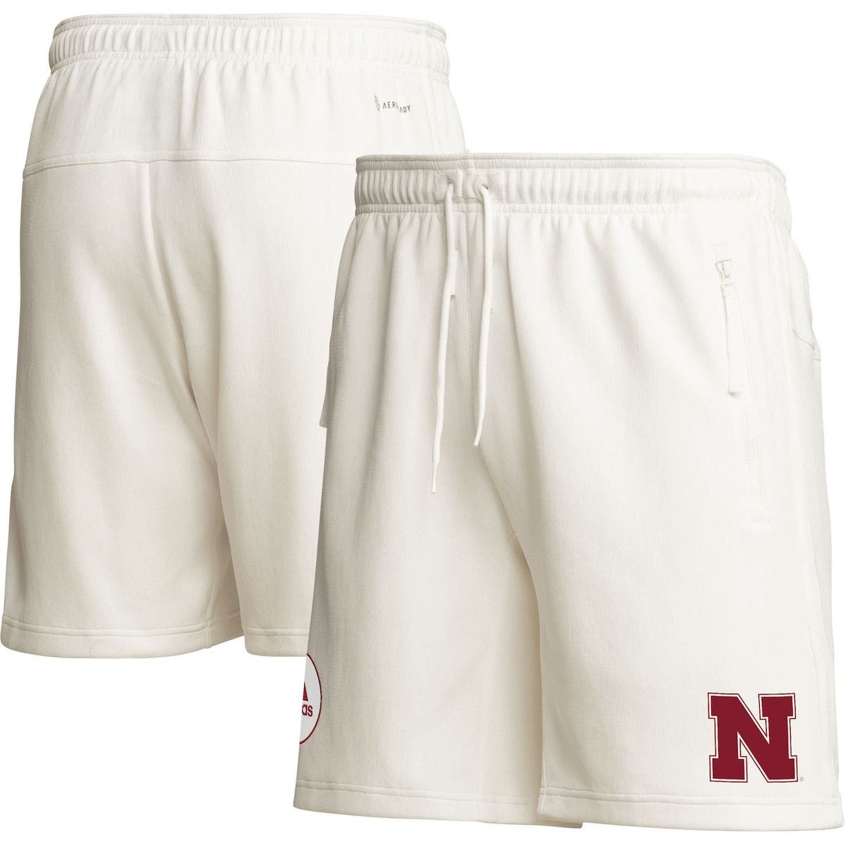 adidas Men's adidas Cream Nebraska Huskers Zero Dye AEROREADY Shorts ...