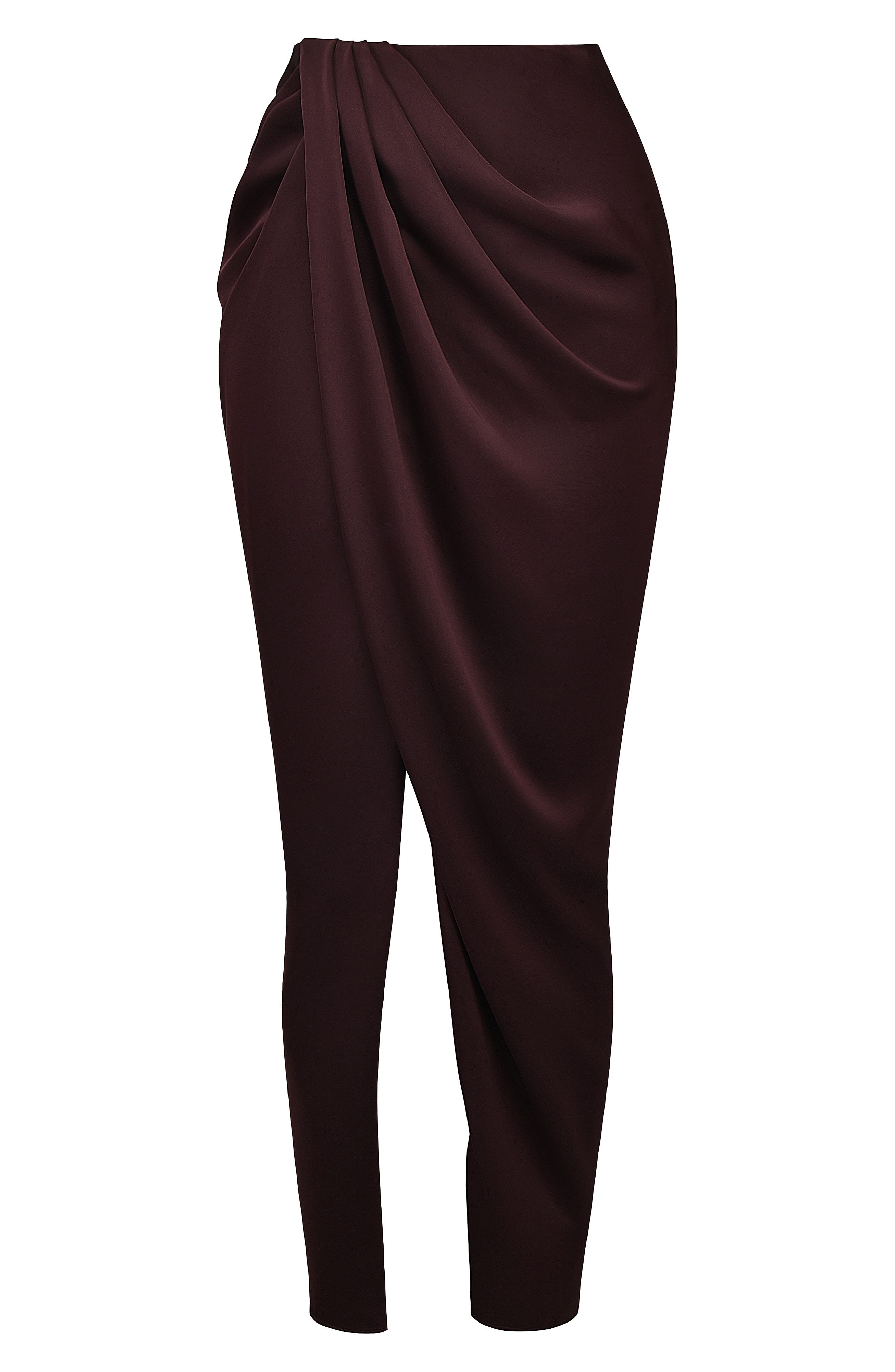 HOUSE OF CB Vesper Gathered Side Slit Skirt | Nordstrom
