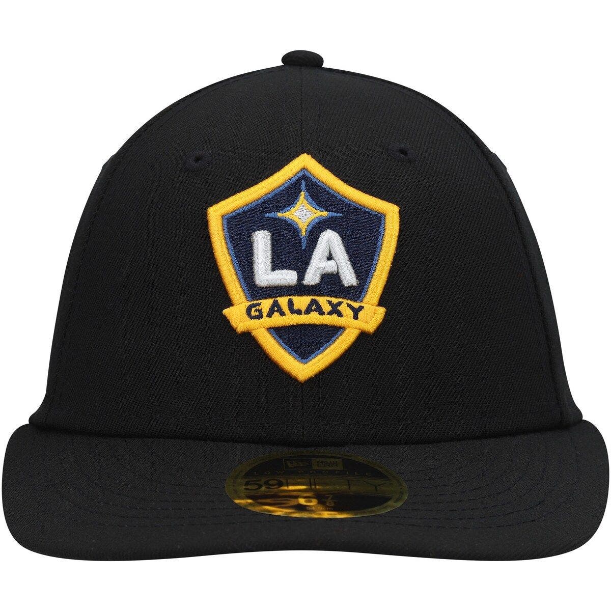 New Era Men's New Era Black LA Galaxy Primary Logo Low Profile 59FIFTY ...