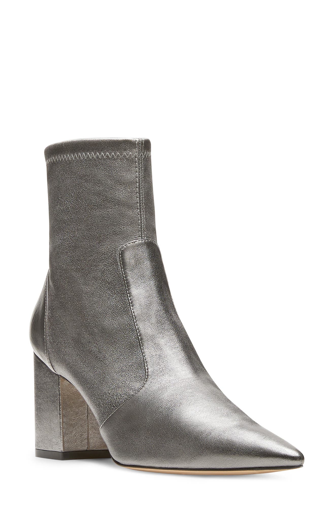 Stuart Weitzman Stuart 75 Block Stretch Bootie (Women) | Nordstrom
