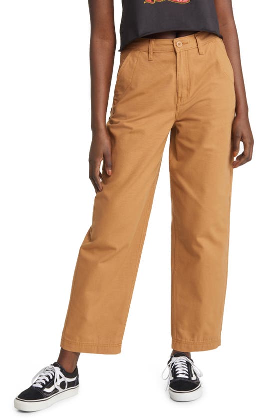 Vans Ground Work Pants In Tobacco Brown | ModeSens