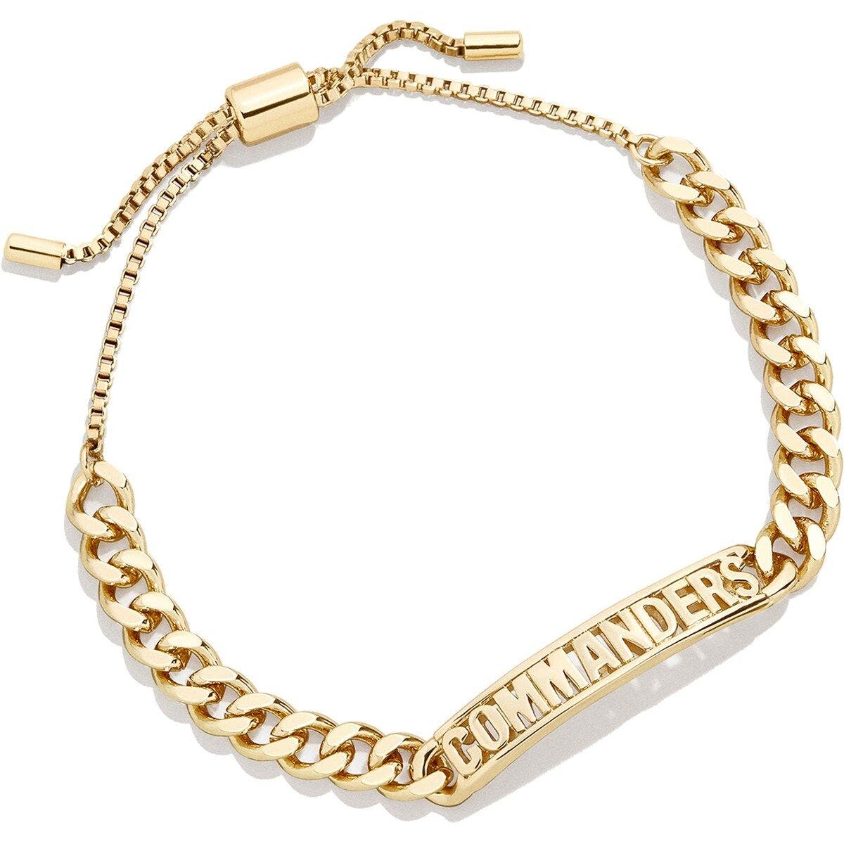 BaubleBar Women's BaubleBar Gold Washington Commanders Chain Bracelet ...