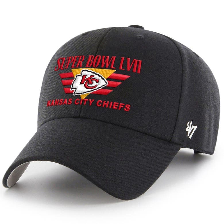 47 ' Black Kansas City Chiefs Super Bowl Lvii Mvp Adjustable Hat | ModeSens