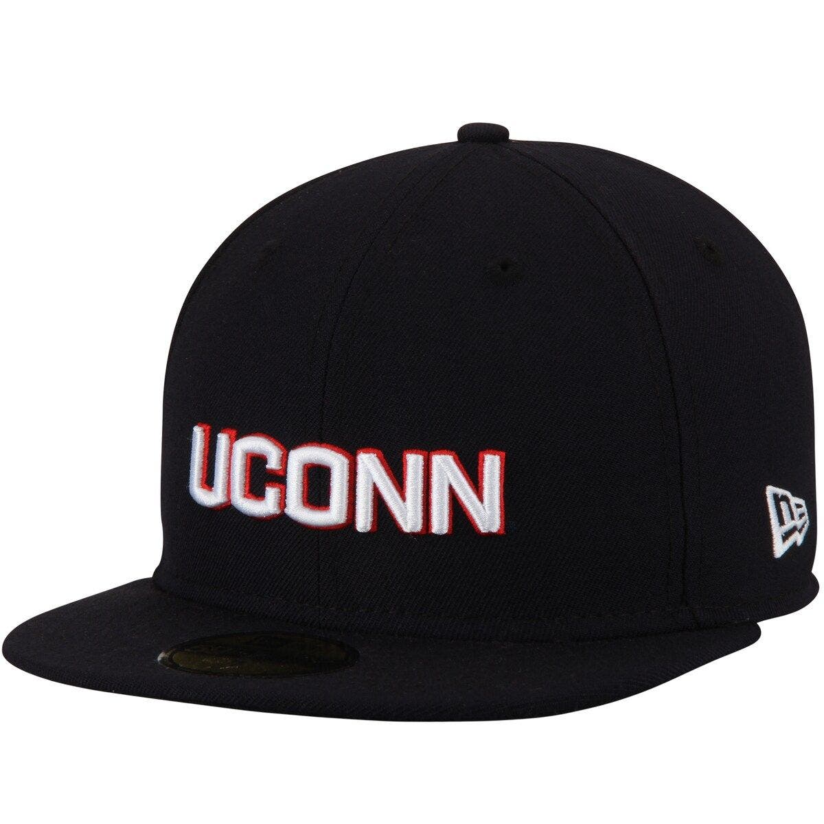 New Era Men's New Era Navy UConn Huskies Basic 59FIFTY Fitted Hat ...
